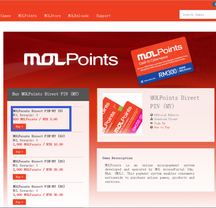 如何通过Mol Points进行充值？ - Efun Platform